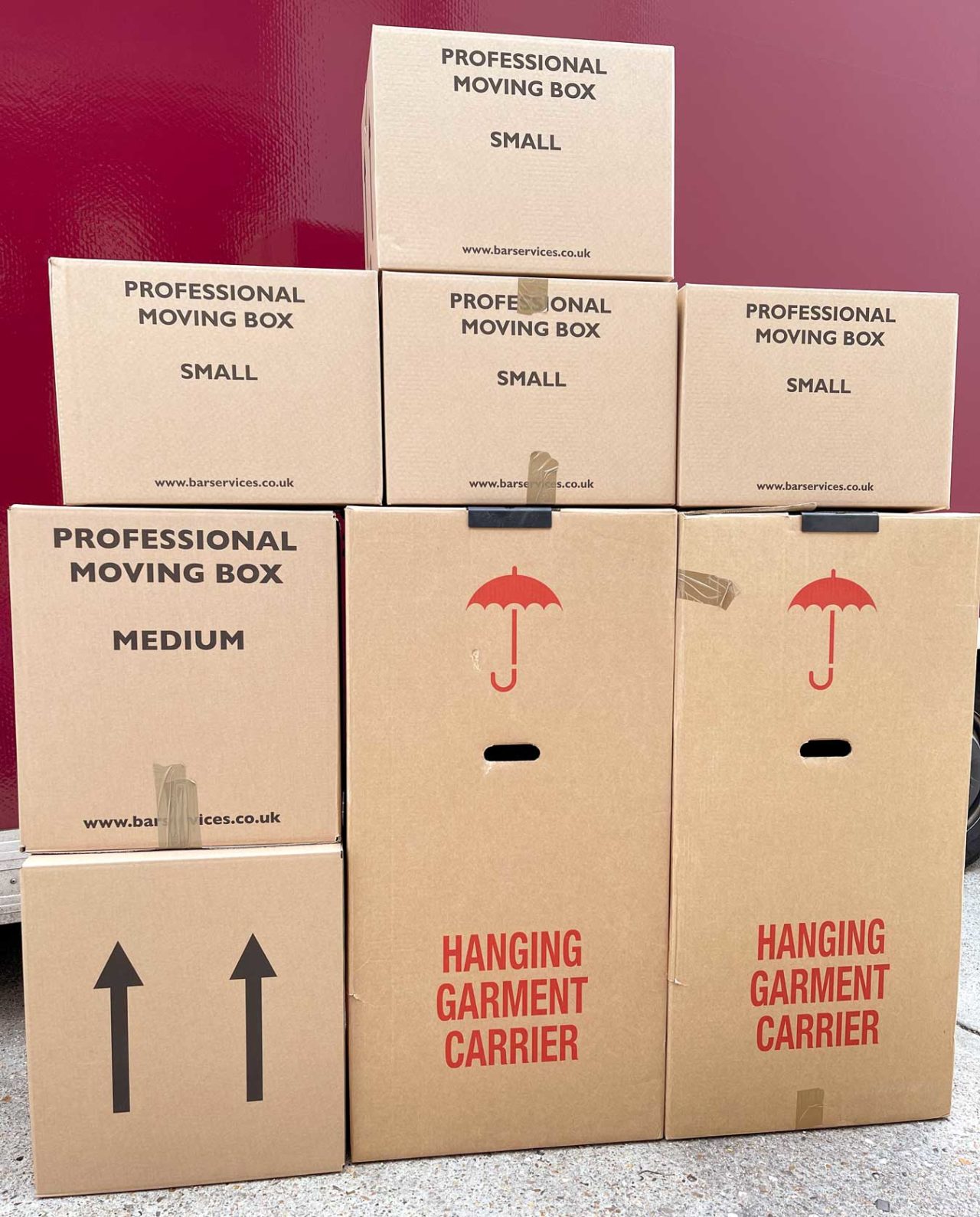 Packing boxes - Camberley Removals & Storage